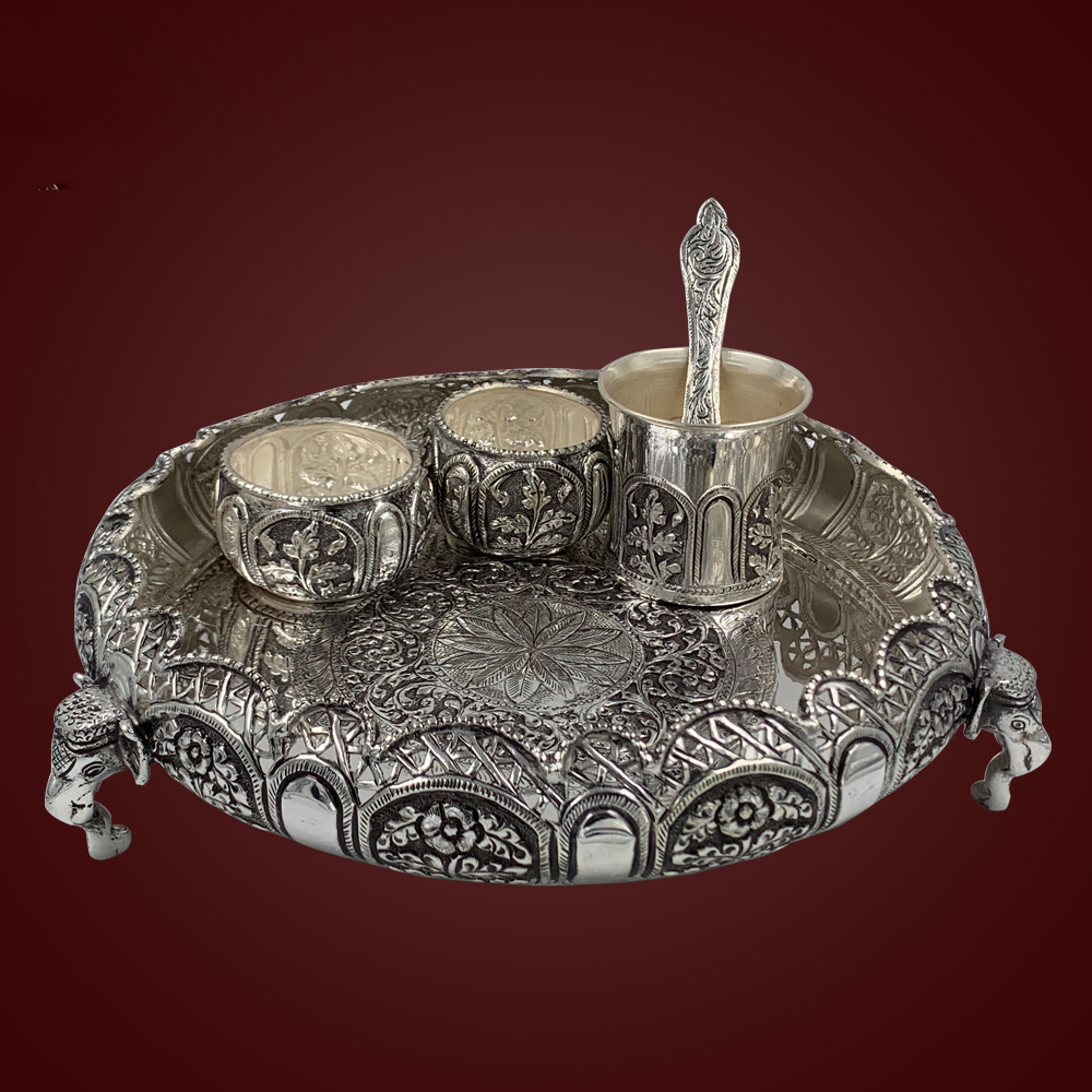 Antique Pooja Set - BSSilvers